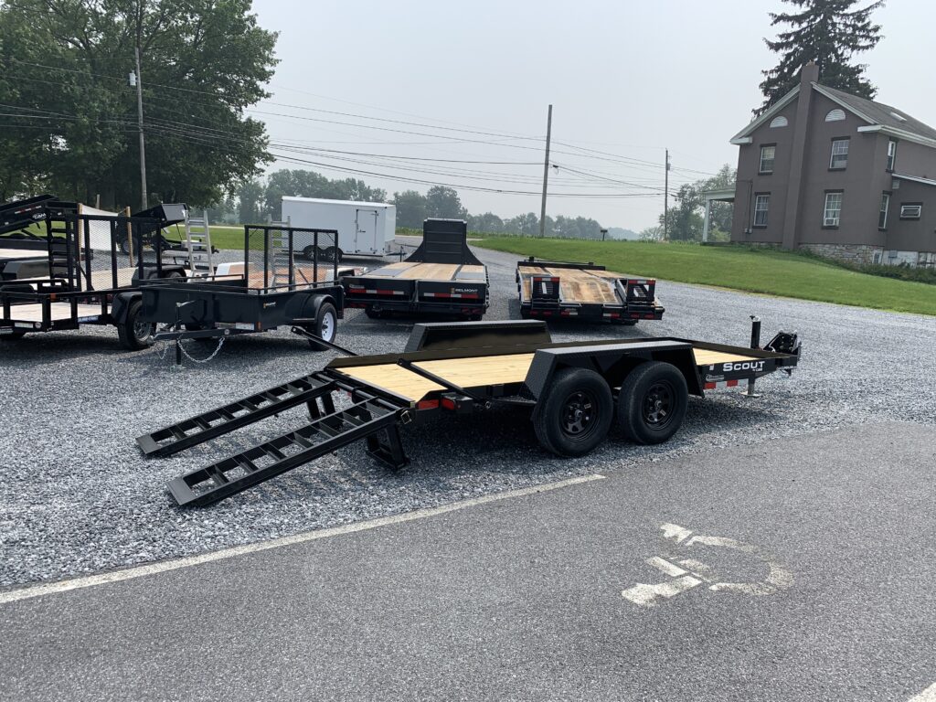 CAM Superline 7K Angle Frame Equipment Trailer - Burkholder Manufacturing