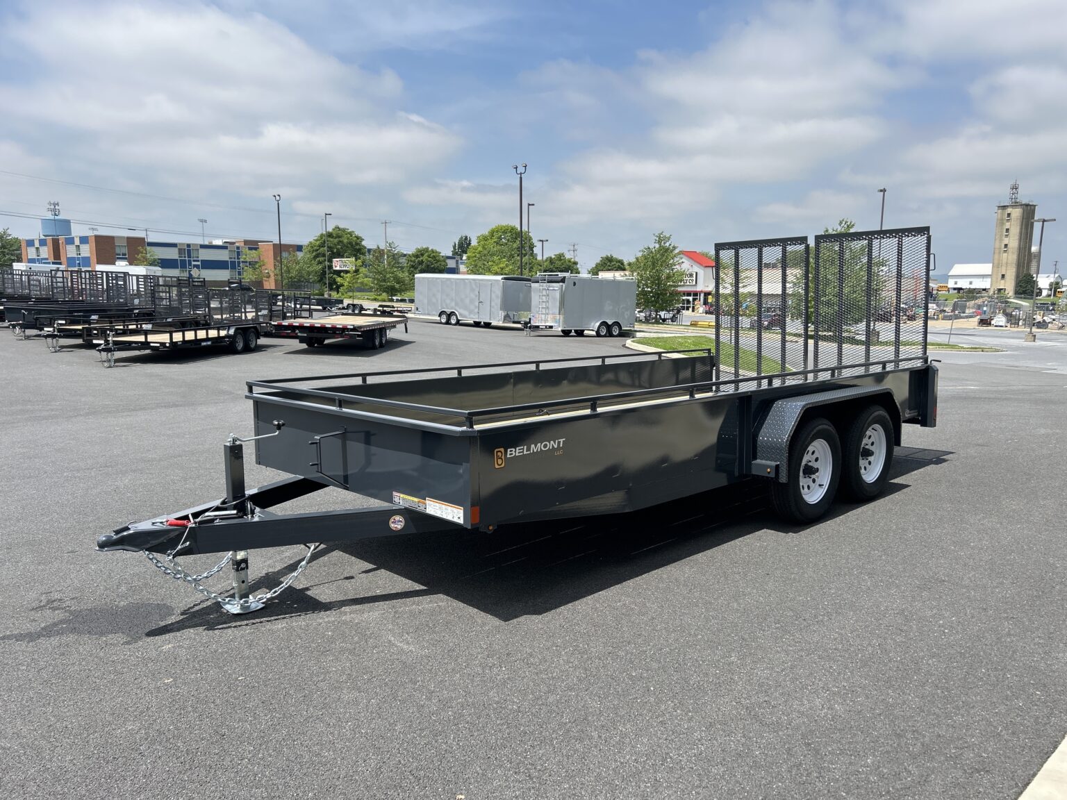 7' x 16' 7K Belmont Solid Side Landscape Trailer LT616SS-7K ...