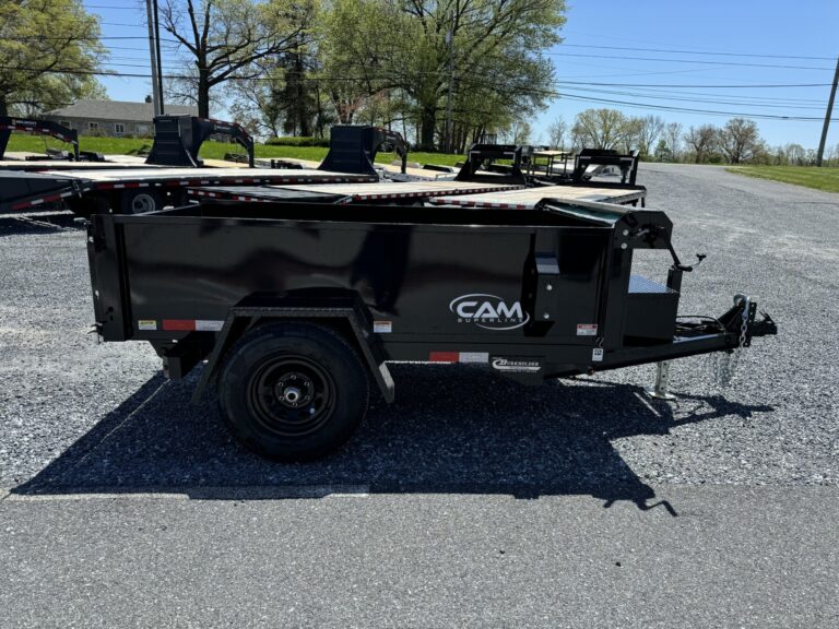 5'X8' 5K CAM Superline Single Axle Dump Trailer P5508LPDT - Burkholder ...