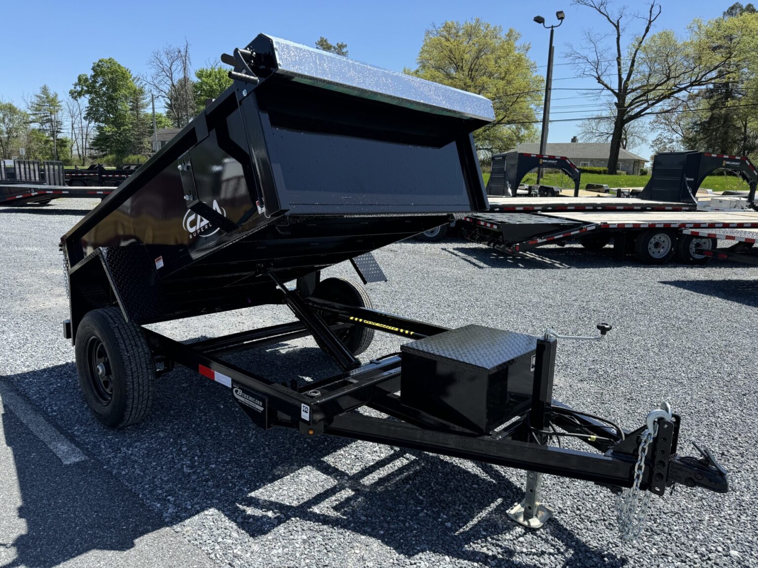 5'X8' 5K CAM Superline Single Axle Dump Trailer P5508LPDT - Burkholder ...