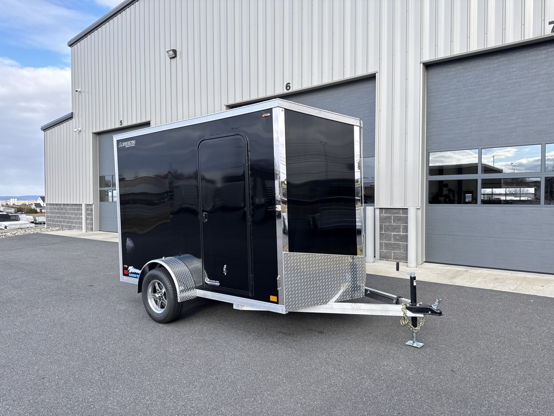 6'X11' 3K Legend Thunder V-Nose Enclosed Trailer - Burkholder Manufacturing