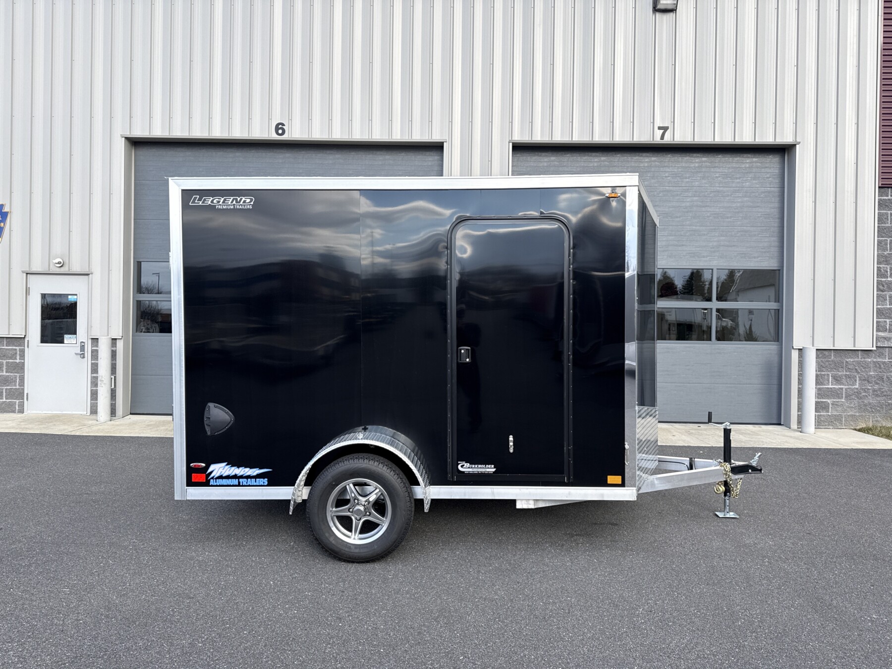 6'X11' 3K Legend Thunder V-Nose Enclosed Trailer - Burkholder Manufacturing